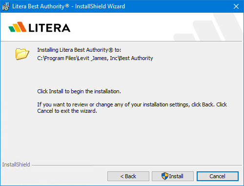 Best Authority Installation (MSI)