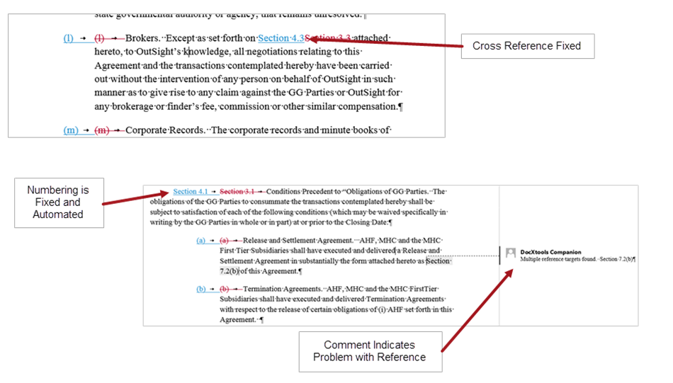 DocXtools Companion–Cross References