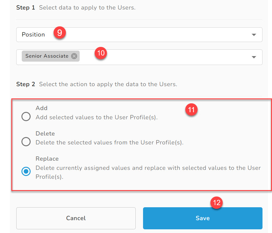Mass Update User Properties in CE Manager