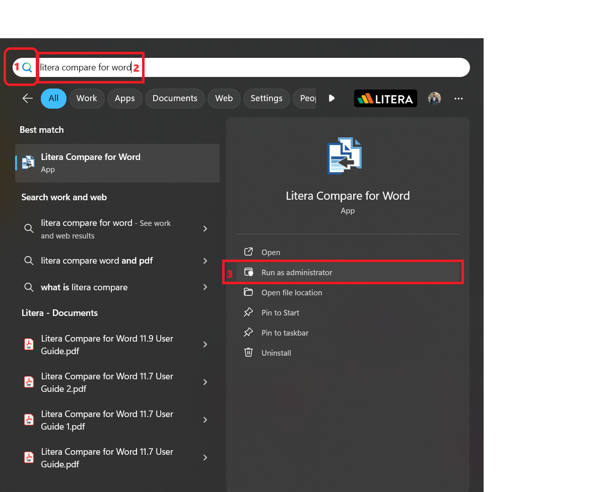 Enabling & Configuring 'Vertical change lines' in Litera Compare