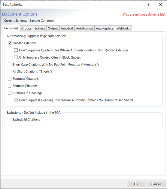 Best Authority Options