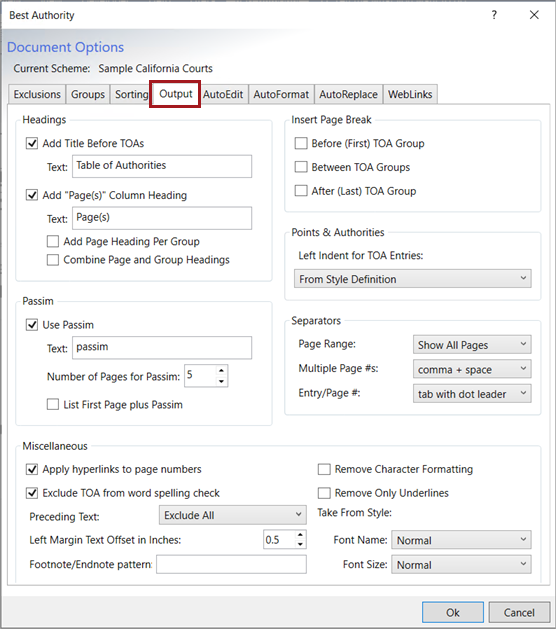 Best Authority Options