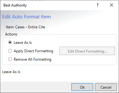 Best Authority Options