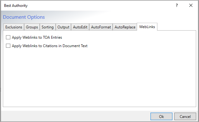 Best Authority Options