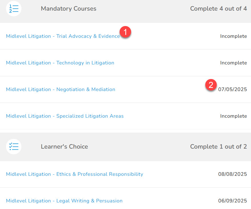 CE Manager - Micron Portal: Learning Plans