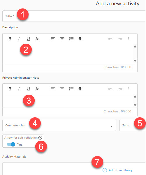CE Manager - Add, Edit, or Delete an Activity