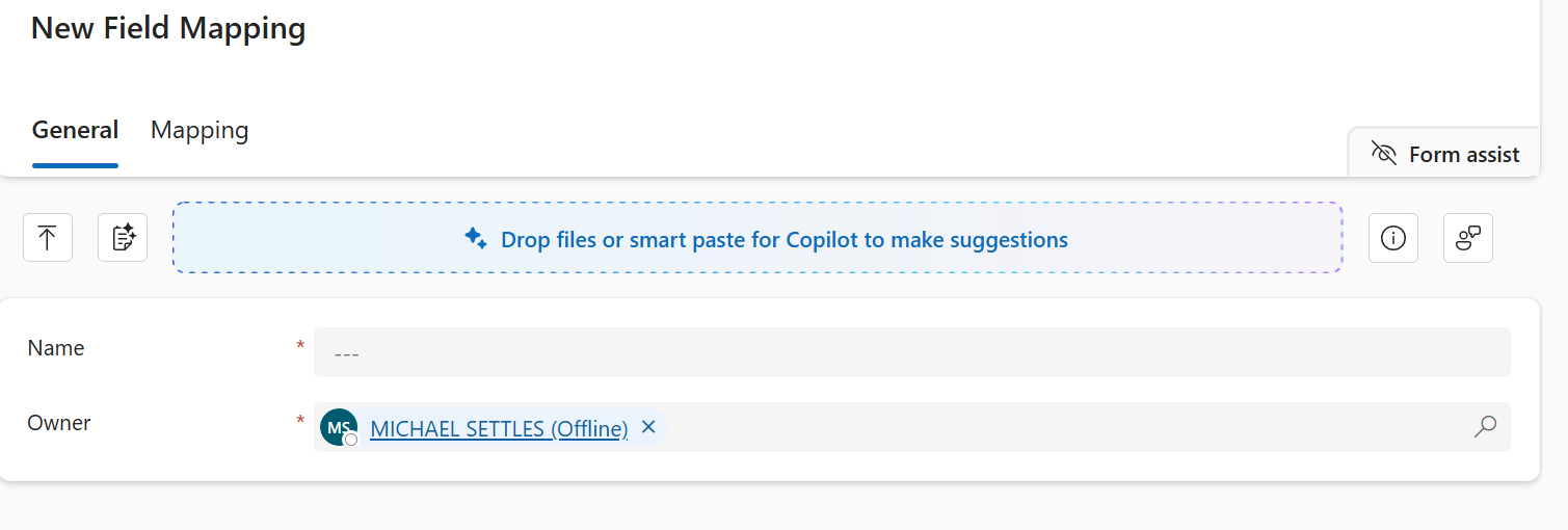 Create and Assign Field Mapping Profiles in Concep for Microsoft Dynamics