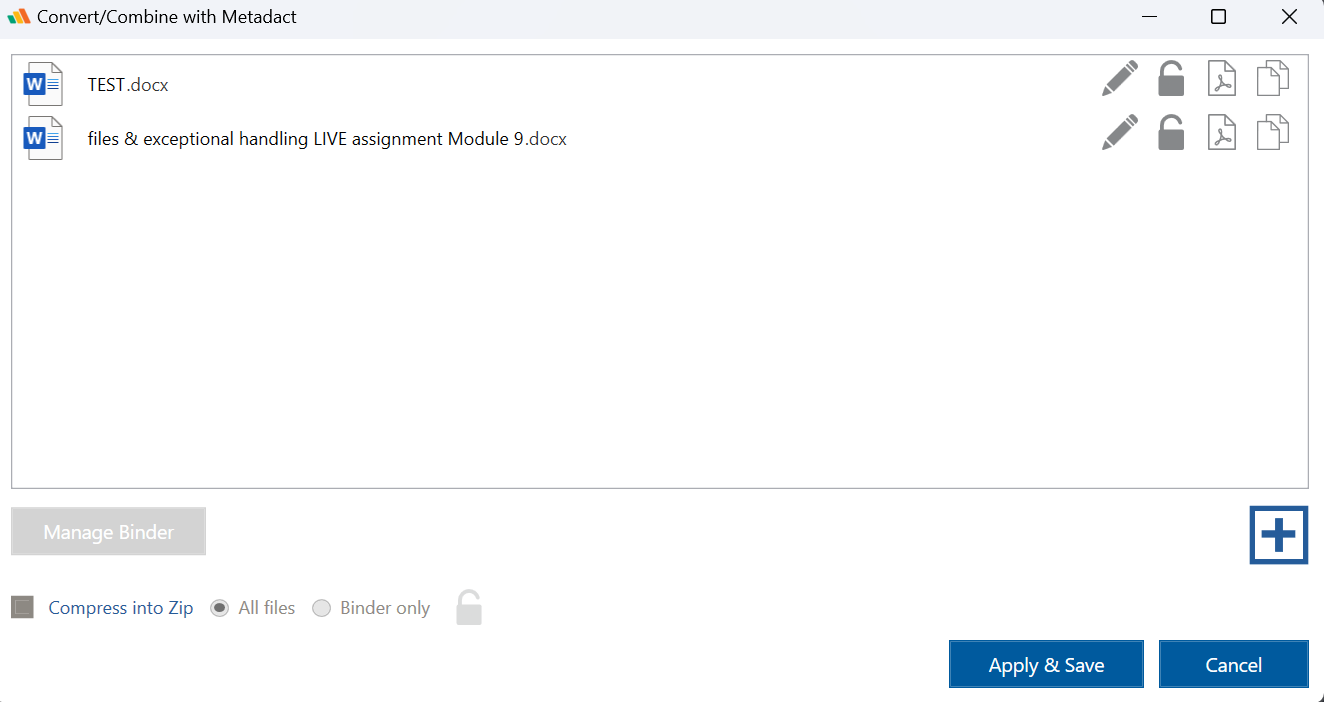 How to Utilize the 'Convert/Combine with Metadact' Feature in Windows ...