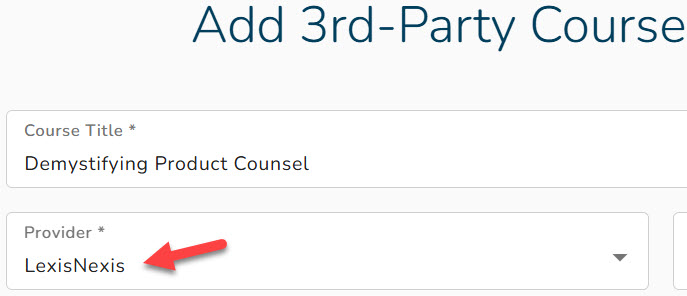 Add a Third-Party Provider to CE Manager