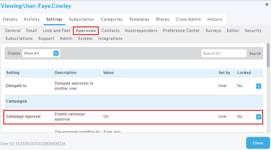 Set Up Campaign Approval Workflows in Concep
