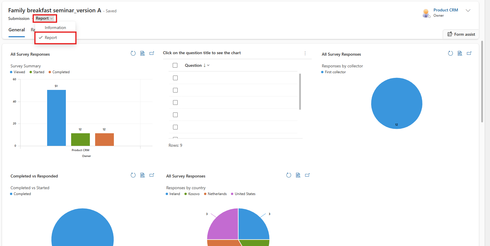 Access and Report on Survey Submissions in Microsoft Dynamics