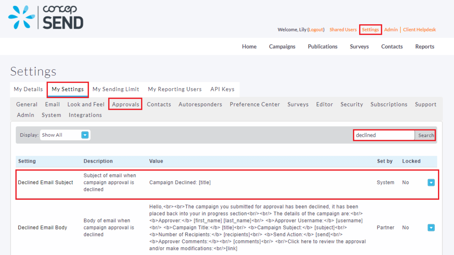Customize Approval Notification Emails