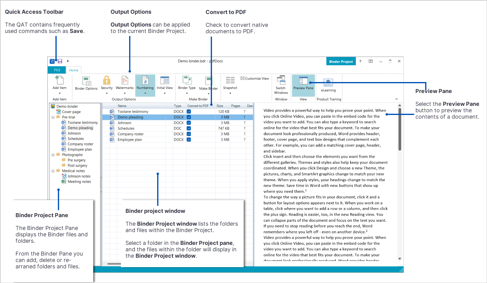 pdfDocs Quick Start Guide