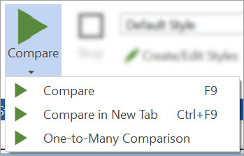 Litera Compare for Word Quick Reference
