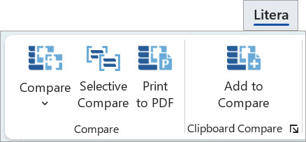 Litera Compare and Microsoft Office integration