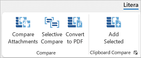 Litera Compare and Microsoft Office integration