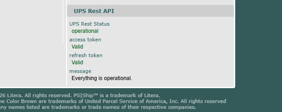 PS/Ship & UPS REST API integration